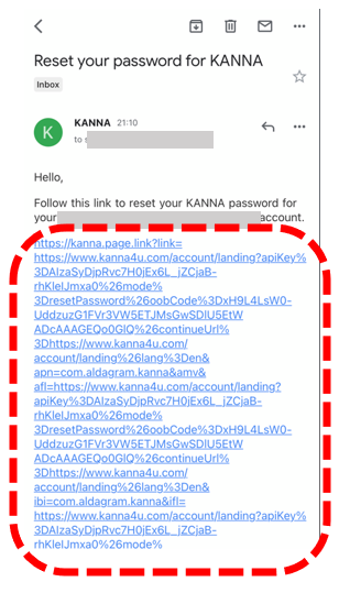 Change password – KANNA FAQ