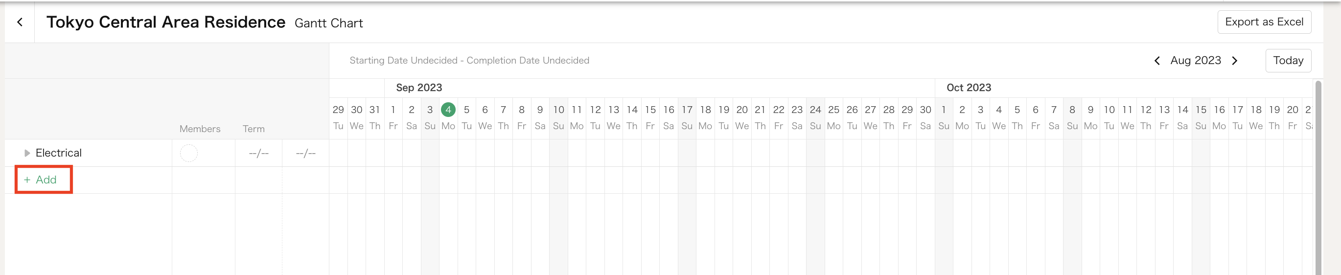 The Gantt Chart feature – KANNA FAQ