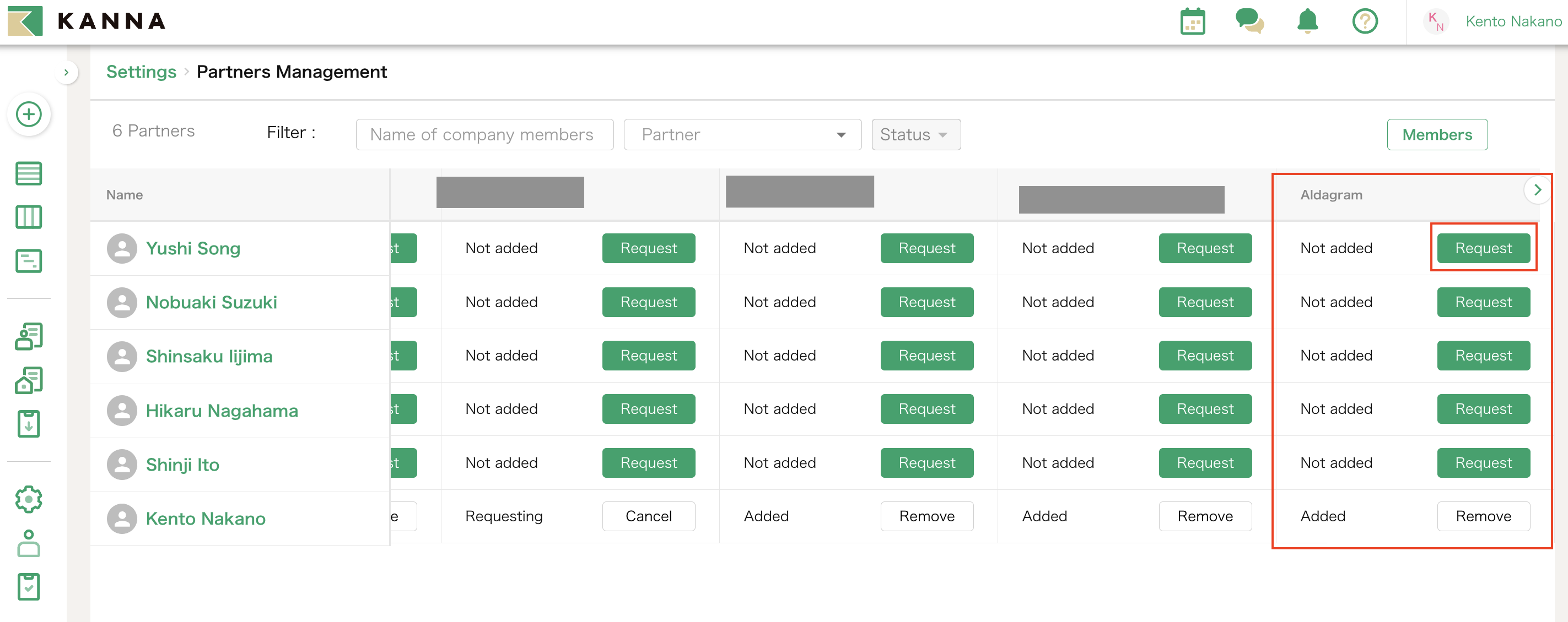 How to connect with external users (Partners Management) – KANNA FAQ