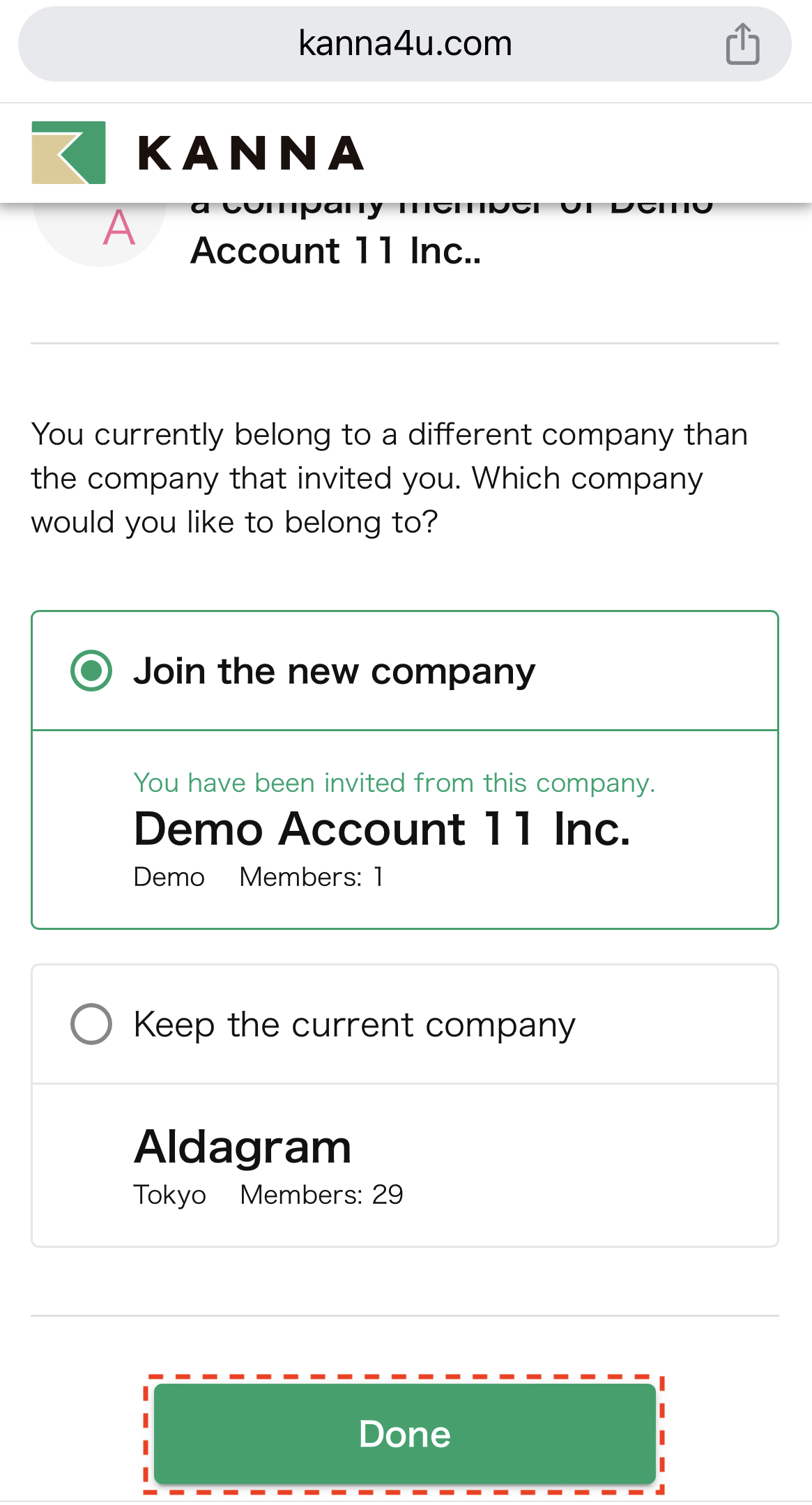 How to invite members from your company – KANNA FAQ