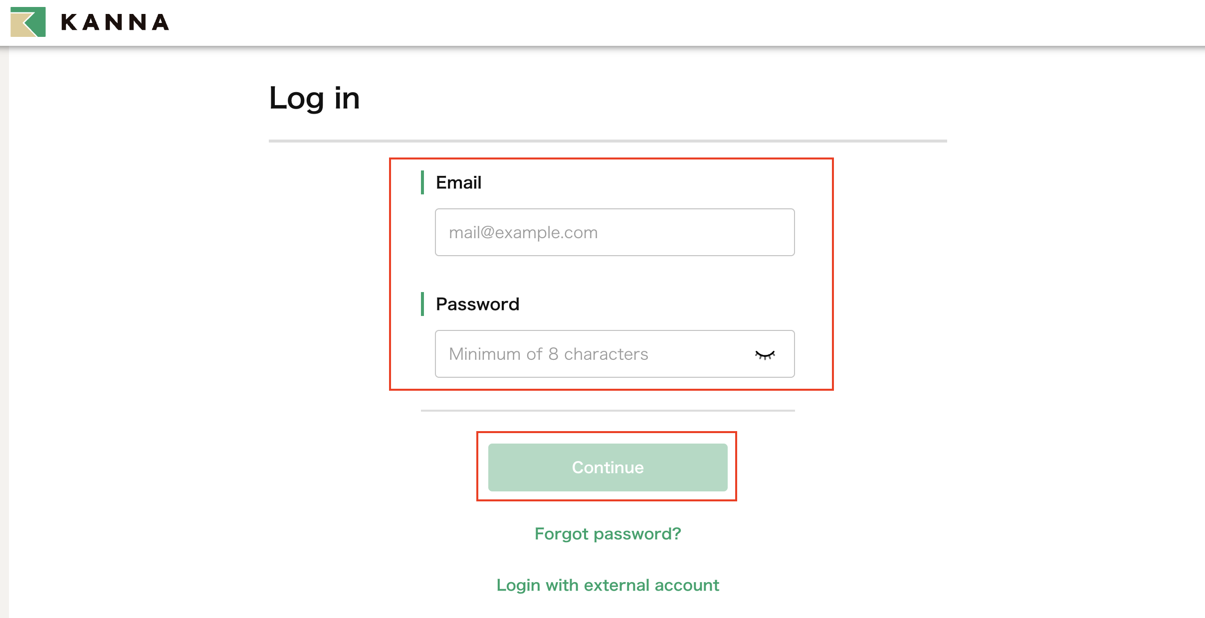 Two-Factor Authentication – KANNA FAQ
