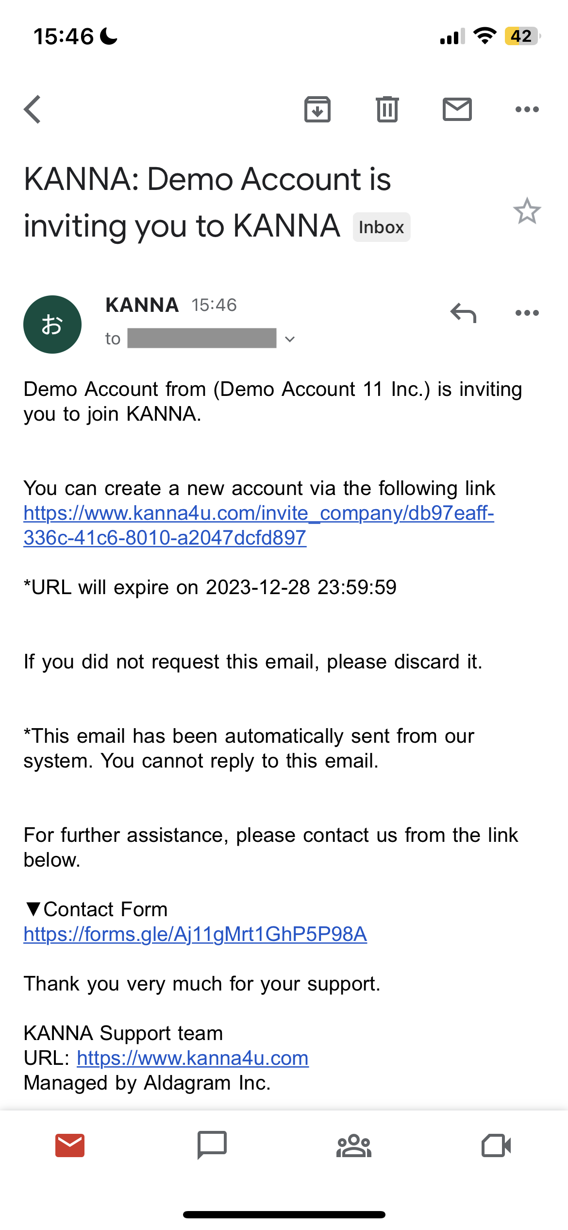 2. Is your email correctly typed? – KANNA FAQ