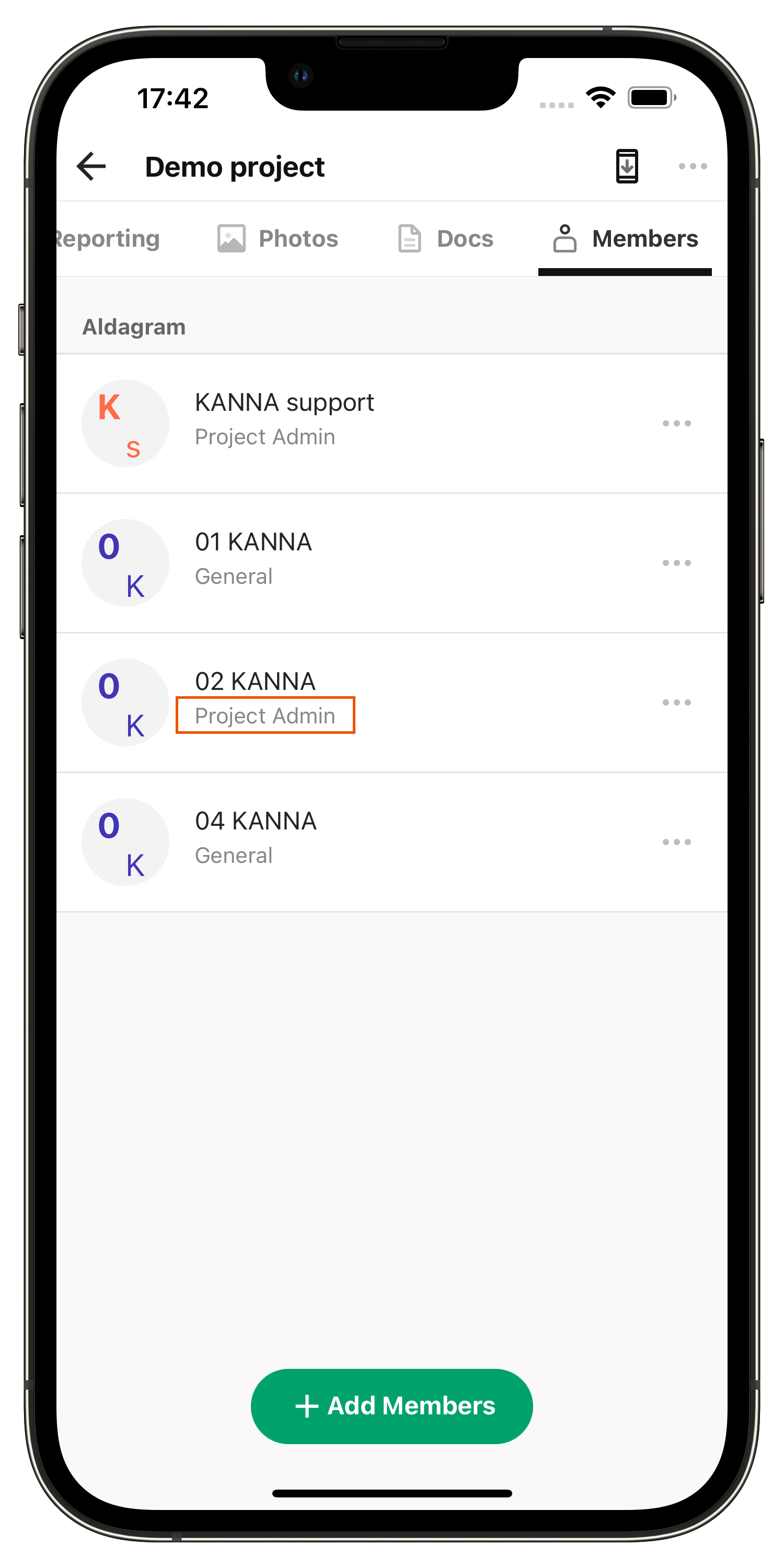 How to check or change project authority – KANNA FAQ