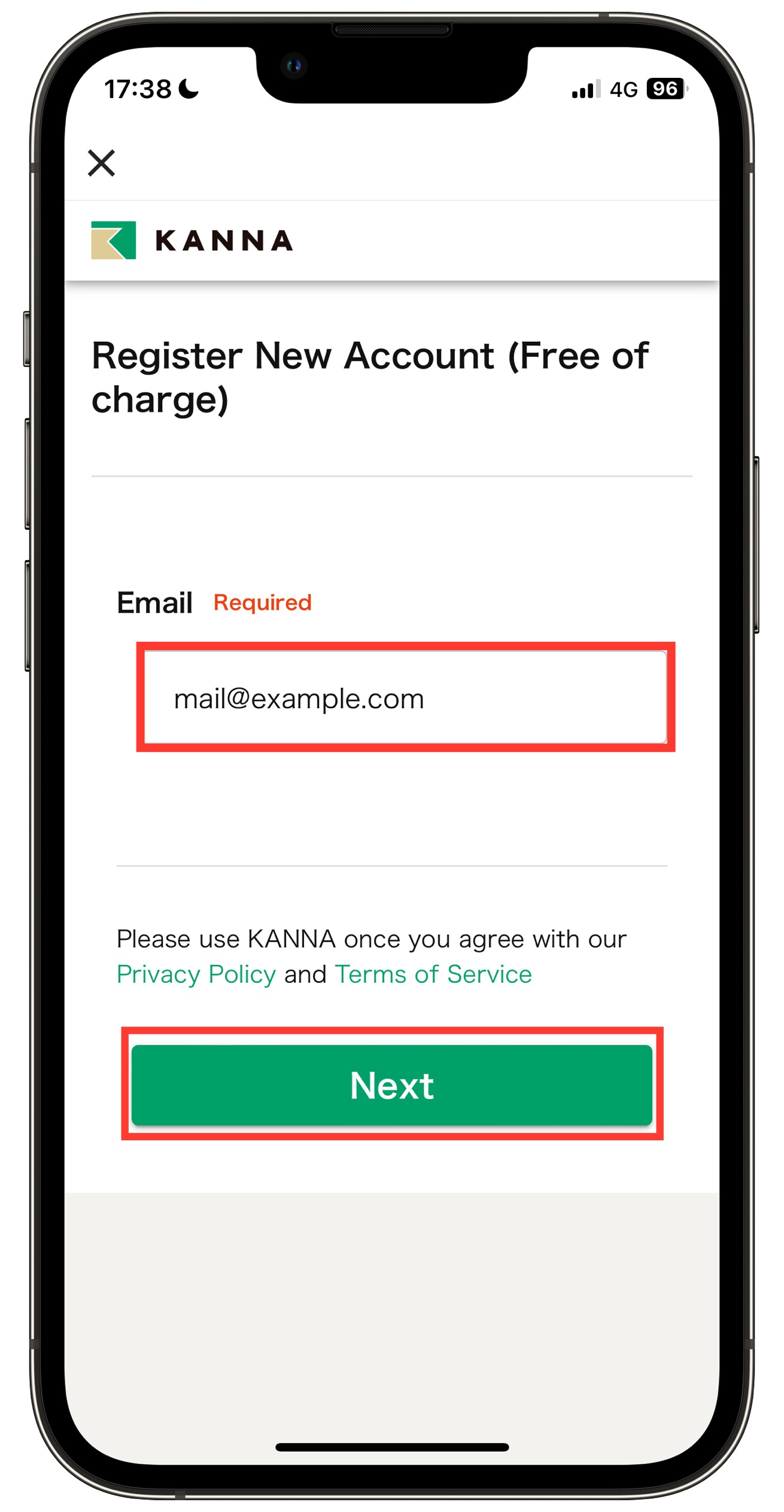 How to create a company account – KANNA FAQ