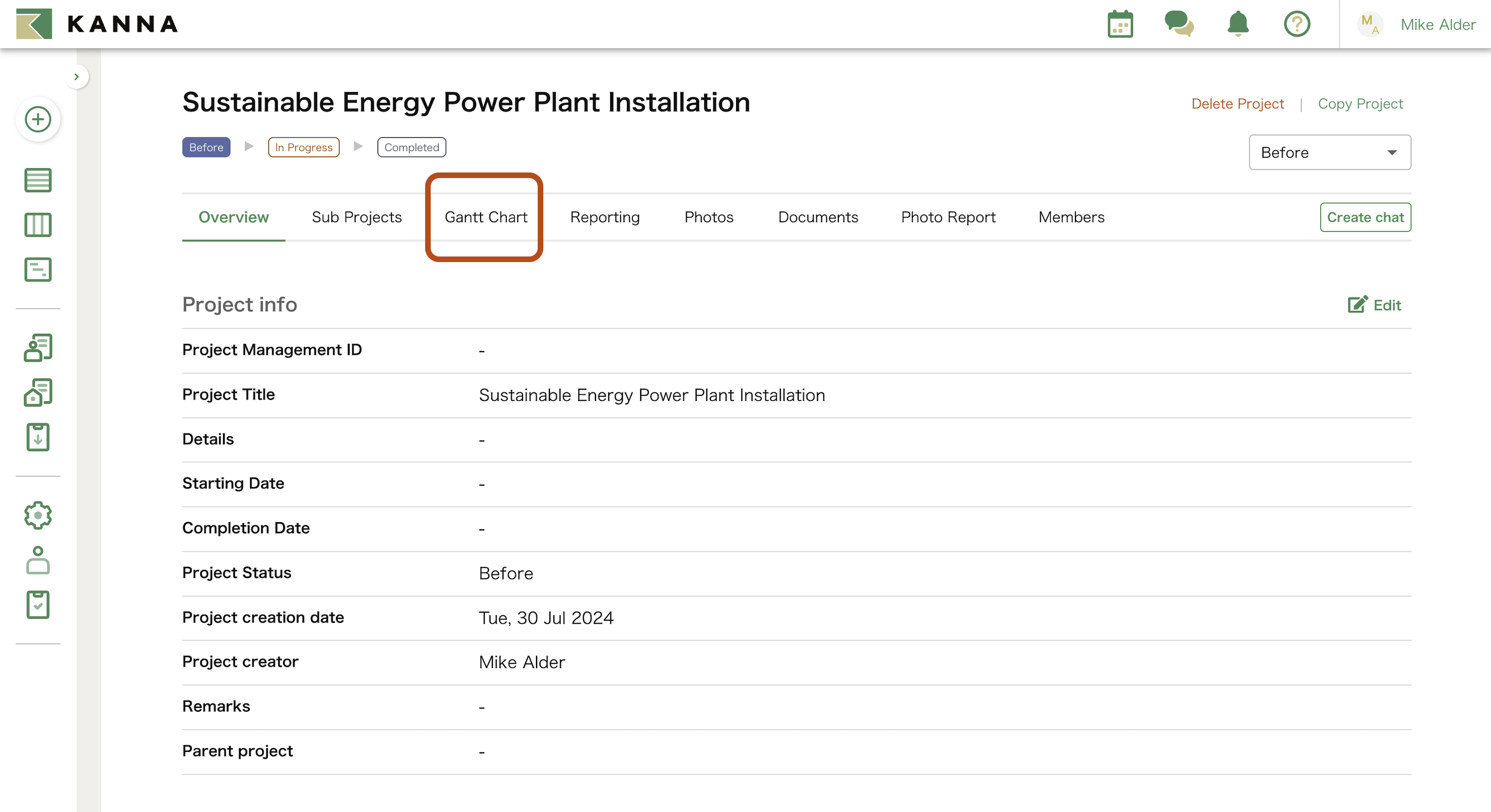 การจัดการต้นทุนและการติดตามความก้าวหน้าใน Gantt Charts – KANNA FAQ